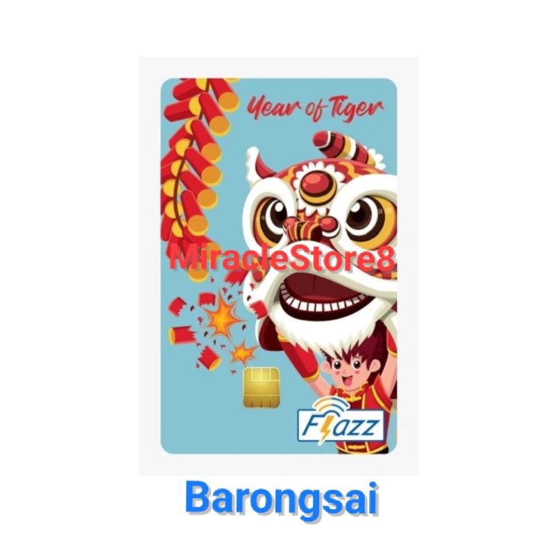Jual Kartu Flazz Imlek CNY 2022 Tiger Barongsai Gen 2 Limited Edition | Shopee Indonesia
