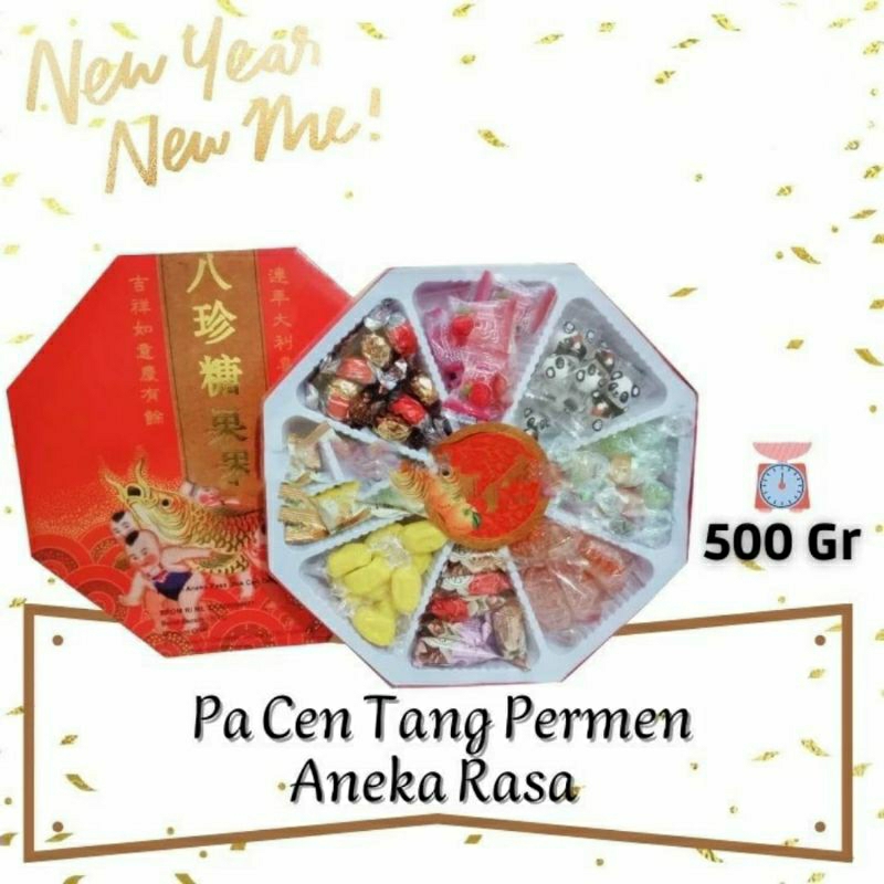 Jual Permen Aneka Rasa / Permen Imlek /Pa Cen Tang / Jajanan Imlek ...