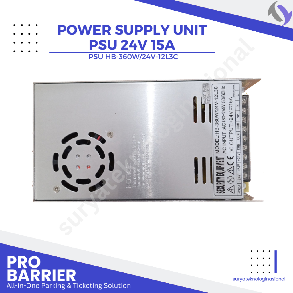 Jual Power Supply Unit Switching PSU 24V 15A 360W HB-360W/24V-12L3C ...