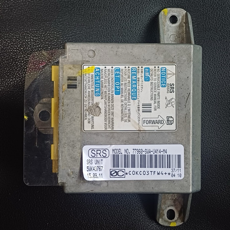 Jual Modul Airbag Ecu Air Bag SRS Honda CRV Gen3 Gen 3 77960-SWA-U414 ...