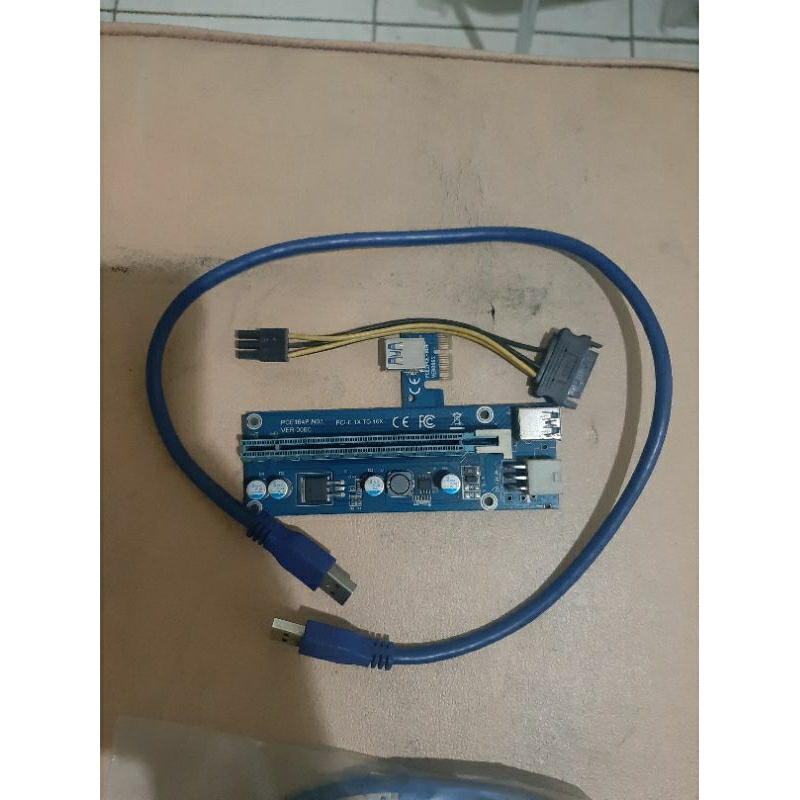 Jual Riser PCi-e 1x to 16x USB 3 for VGA Mining Baru | Shopee Indonesia