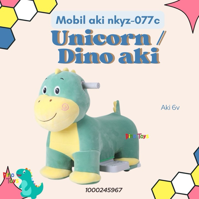 Jual mainan dino unicorn ride mini zoomove nkyz 077c nkyz087 dino ride ...