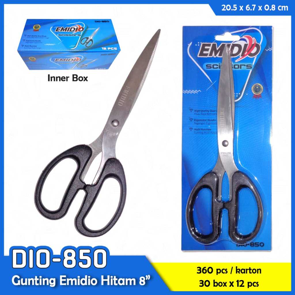 Jual EMIGO 185 EMIDIO 850 - Gunting Ukuran Besar Tajam Kuat - Stainless ...
