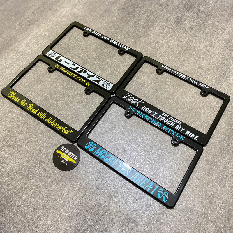 Jual Mooneyes License Plate Frame / Dudukan Plat Vespa LX S Sprint ...