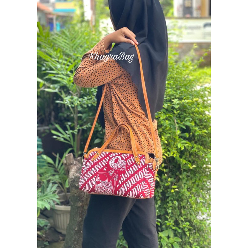 Jual Tas batik wayang Almira | Shopee Indonesia