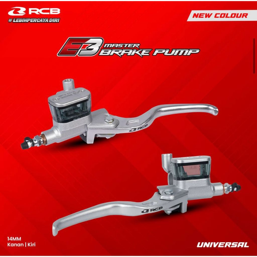 Jual NEW MASTER REM RCB E3 14MM SILVER NMAX XMAX PCX ADV BEAT VARIO MIO ...