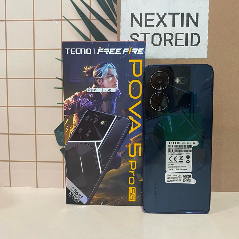 Jual TECNO POVA 5 PRO 5G 8/256 SECOND FULLSET | Shopee Indonesia