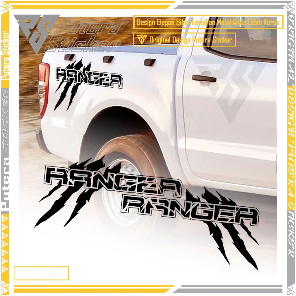 Jual cutting stiker sticker mobil stiker mobil ranger untuk mobil Ford ...