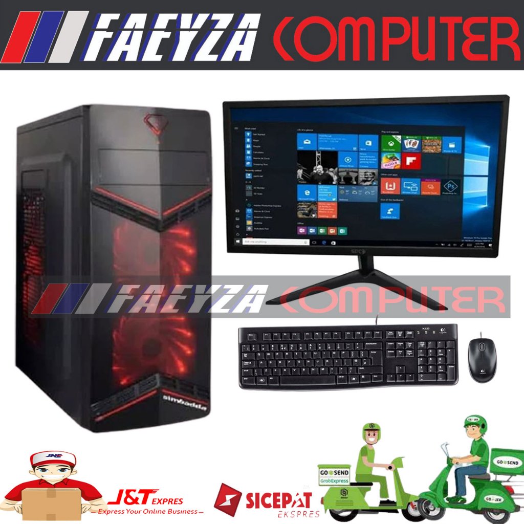 Jual KOMPUTER RAKITAN FULL SET I5 3470 SSD 128GB RAM 8GB + DVDROOM MON ...