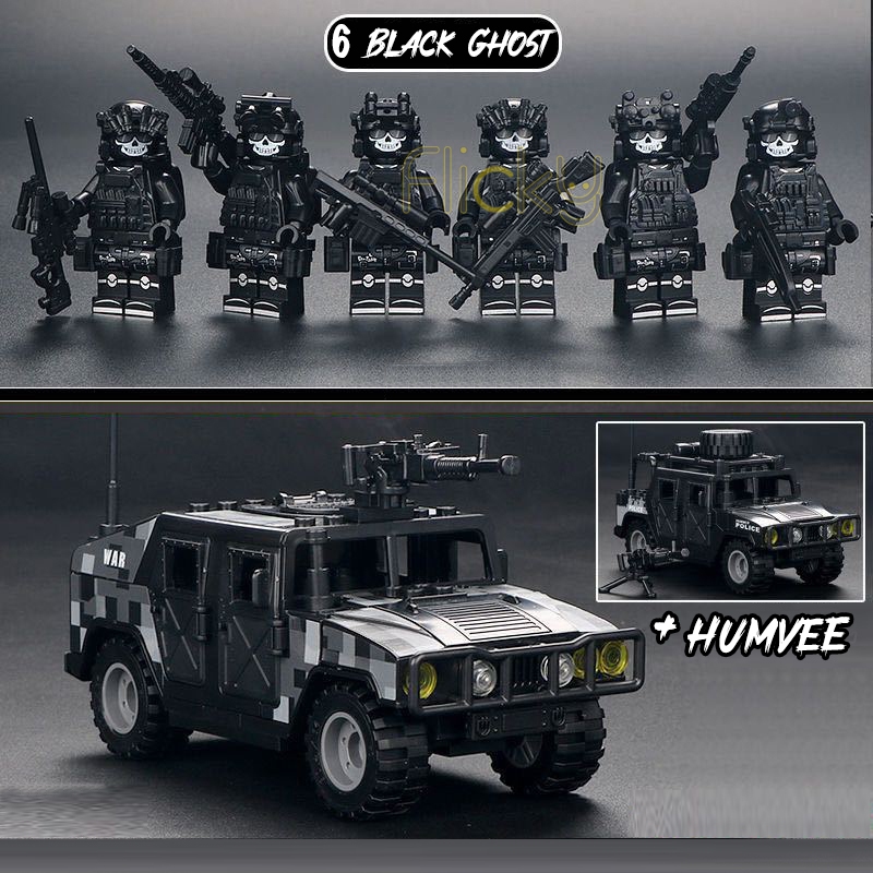 Jual Mainan balok Military Minifigure army Swat Team Pack Building Blocks | Shopee Indonesia