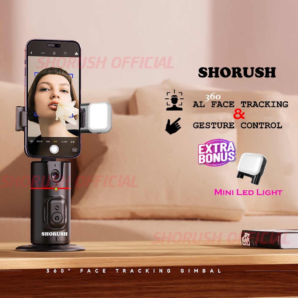 Jual Shorush P-02 Auto Face Tracking Gimbal dan Gesture Control ...