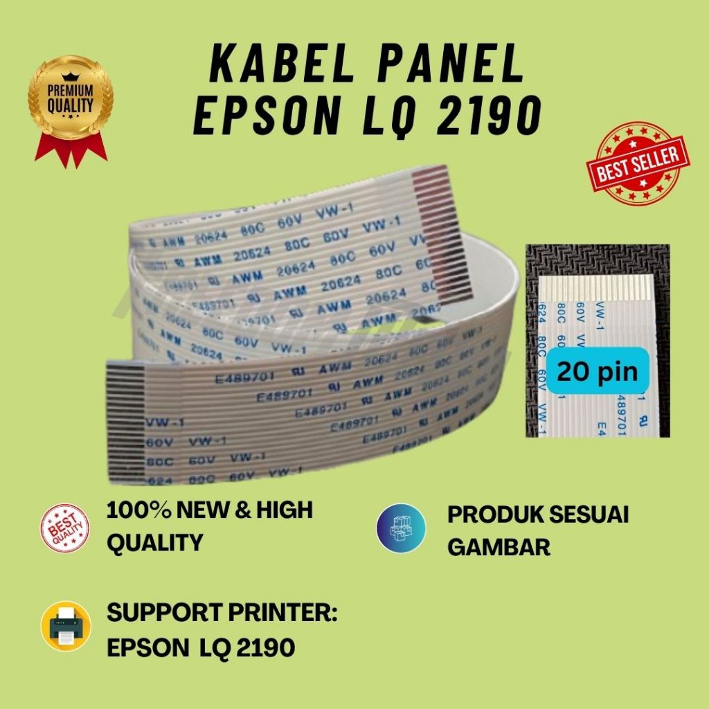 Jual Kabel Panel Printer Epson LQ2190 / LQ 2190 / LQ-2190 ( 20 pin ) NEW | Shopee Indonesia