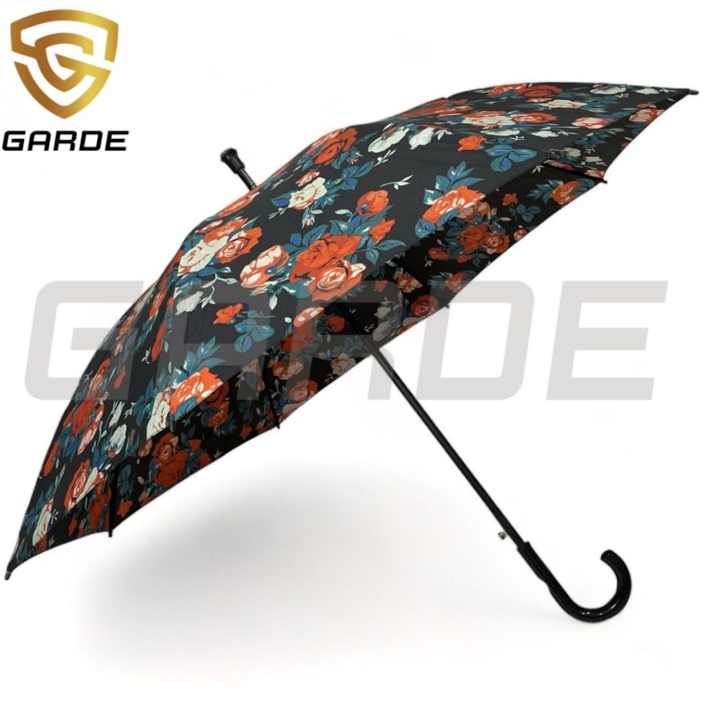 Jual Payung Automatis Besar dan Kuat Bahan Pongee Motif Bunga (RED BIRD ...