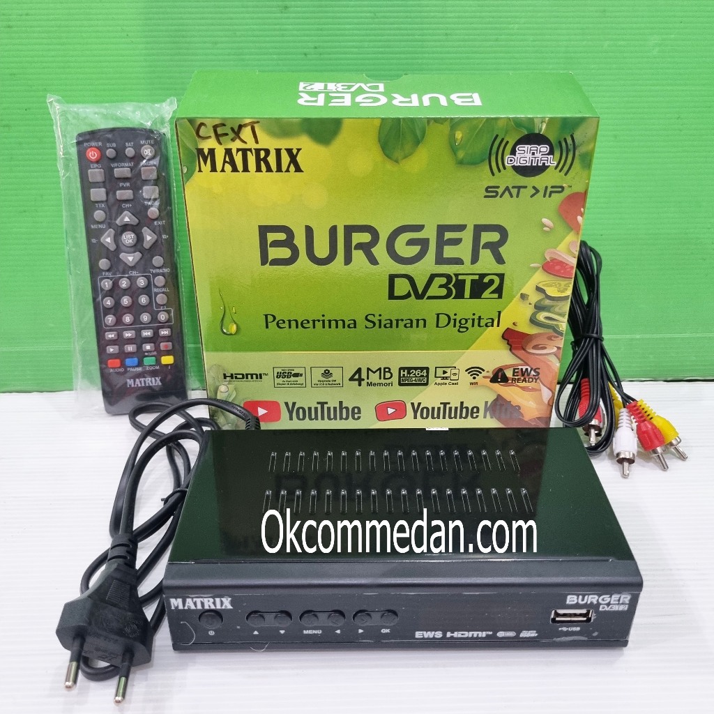 Jual STB ( Set Top Box ) Matrix Burger DVB-T2 | Shopee Indonesia