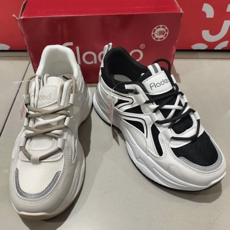 Jual sepatu sneakers cewek fladeo ringan promo | Shopee Indonesia