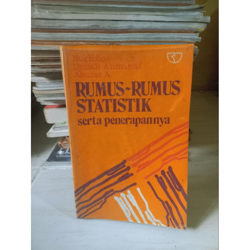 Jual RUMUS-RUMUS STATISTIKA Serta Penerapannya - Nugroho | Shopee Indonesia