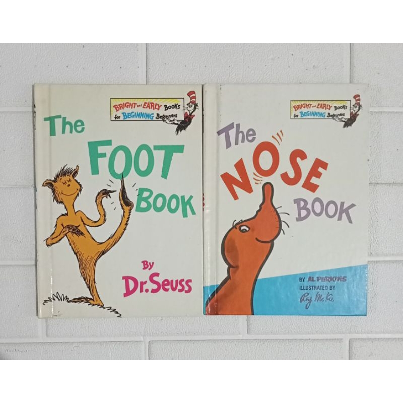 Jual The Foot Book, The Nose Book | by : Dr. Seuss & Perkins (Ori ...