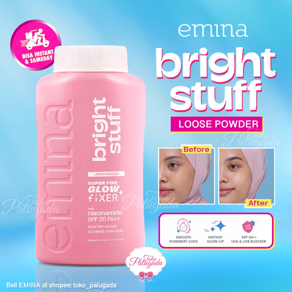 Jual READY STOCK Emina Bright Stuff Loose Powder | Shopee Indonesia