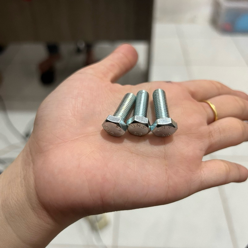 Jual Baut + MUR M7x20 ( kunci 11 ) harga @6 pcs | Shopee Indonesia