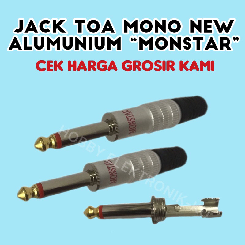 Jual JACK TOA MONO NEW ALUMUNIUM MONSTAR | Shopee Indonesia