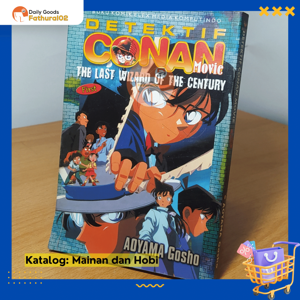 Jual Buku Komik Konan Movie Detective Conan: The Last Wizard of The Century (Aoyama Gosho - Elex ...