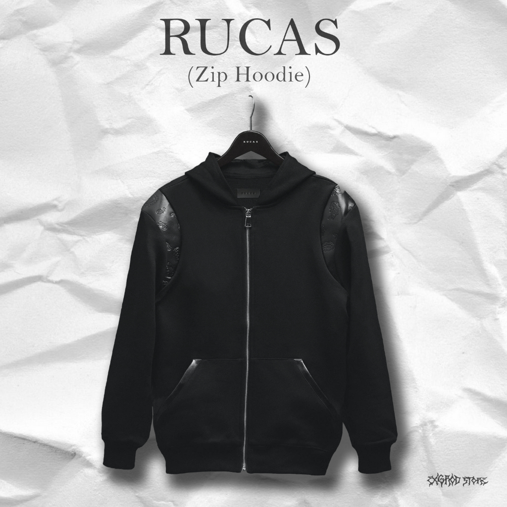 Jual RUCAS BIMOPD SEASON 14 - Zip Hoodie - “Embossed Paisley Leather ...
