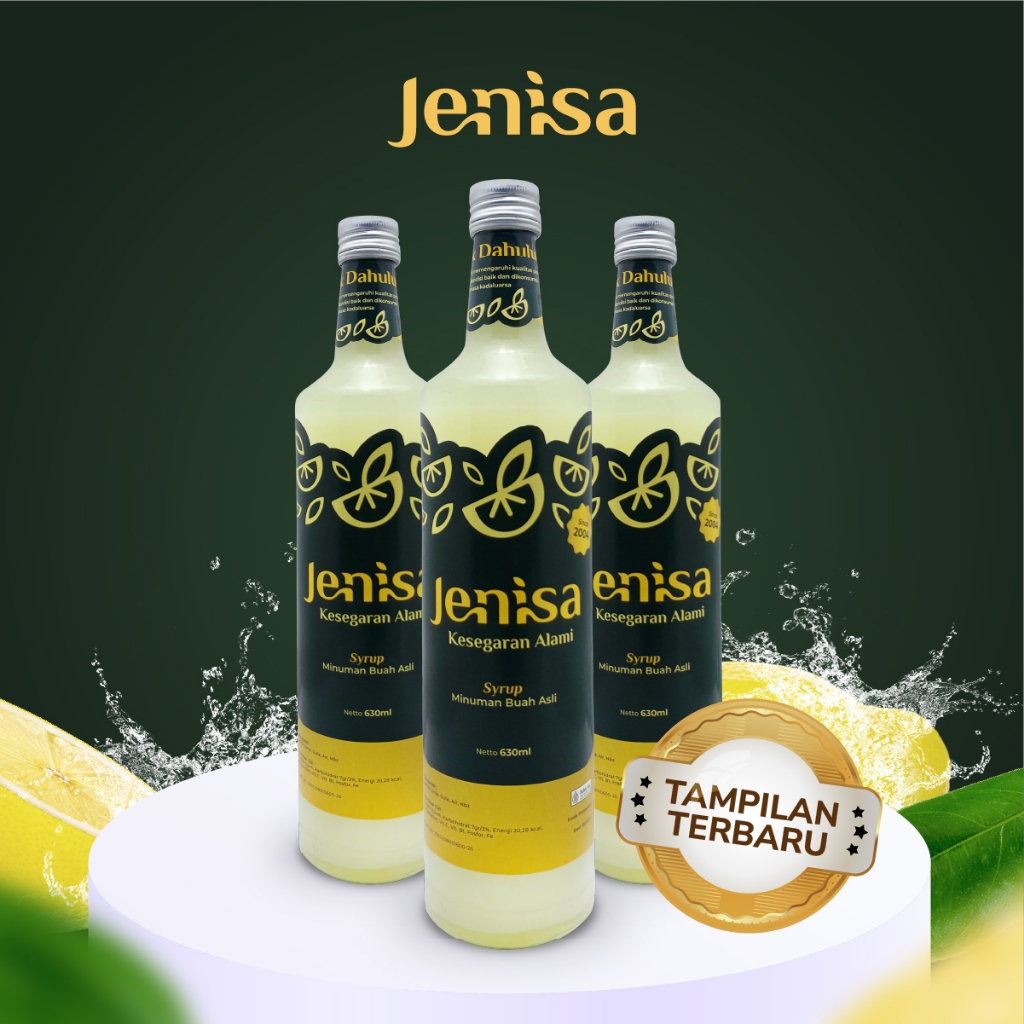 Jual Jenisa Syrup 630ml Lemon Asli Oleh-Oleh khas kuningan | Shopee ...