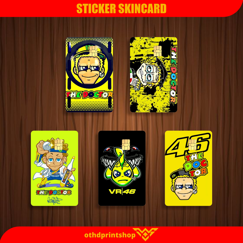Jual Stiker Skin Kartu Atm Valentino Rossi Motogp Special Edition ...
