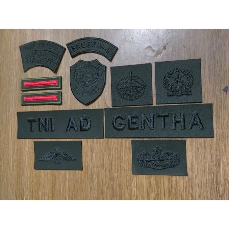 Jual Papan nama pdl TNI AD full 1 set | Shopee Indonesia