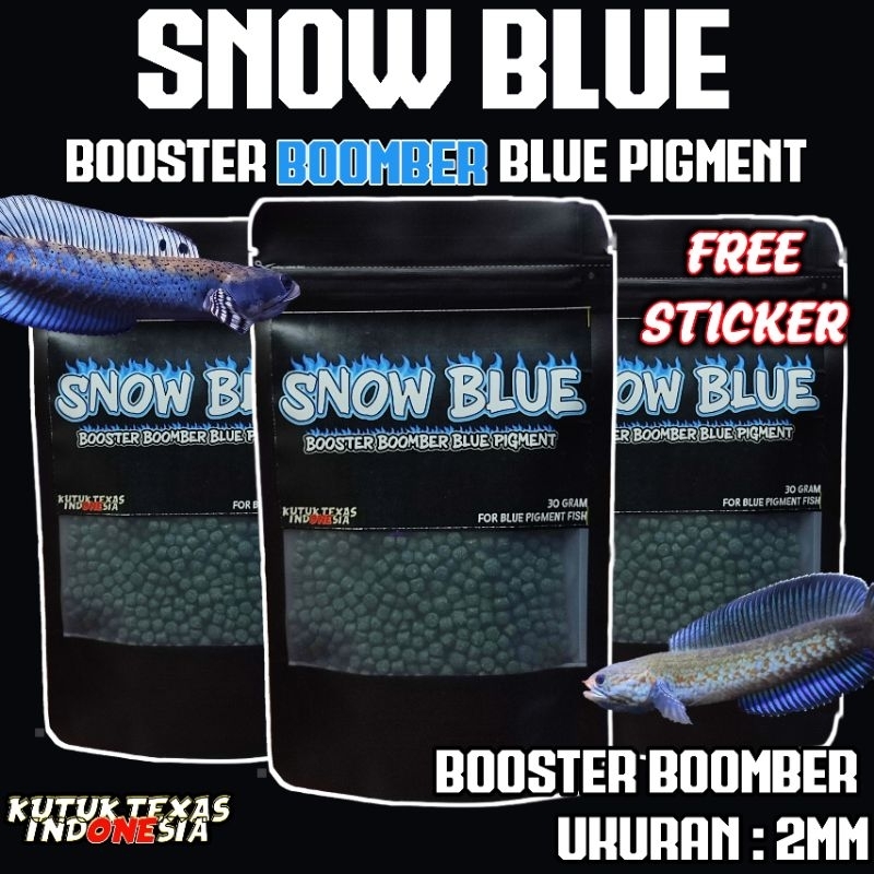 Jual Pelet Snow Blue Booster Boomber Blue Kemasan Ekonomis Untuk ...