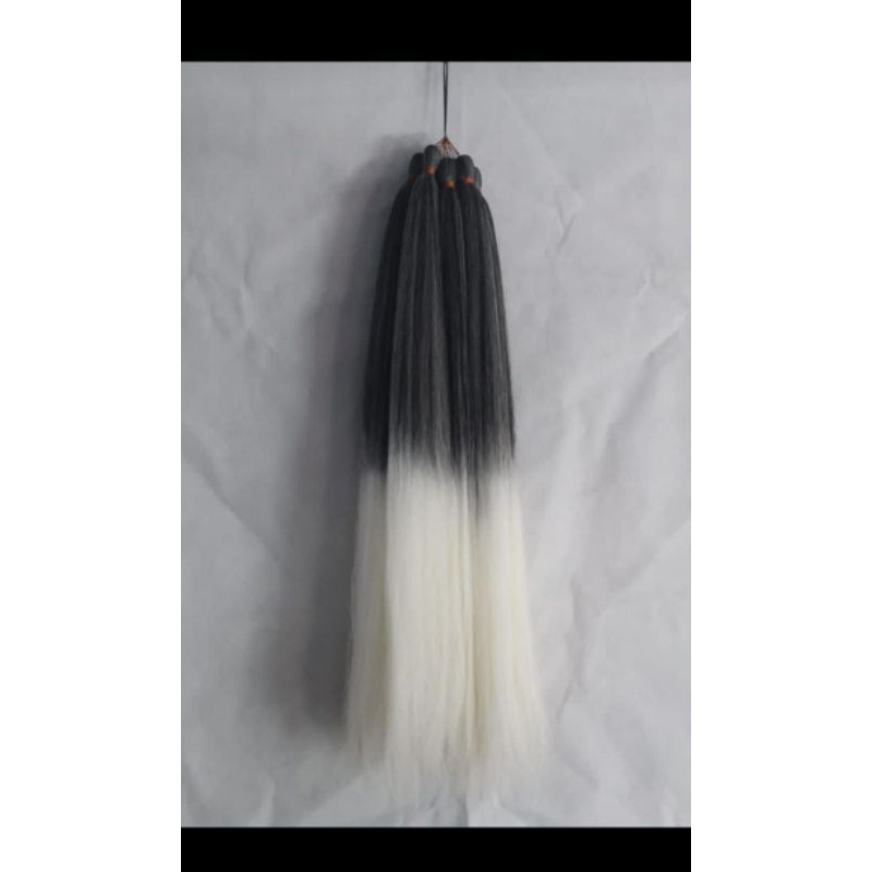 Jual rambut cemara 2 warna halus dan tebal | Shopee Indonesia