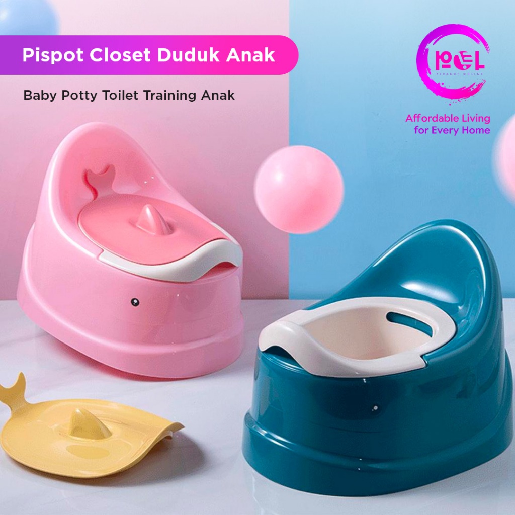 Jual POL - Alas Duduk Toilet Bayi Motif Paus | Shopee Indonesia