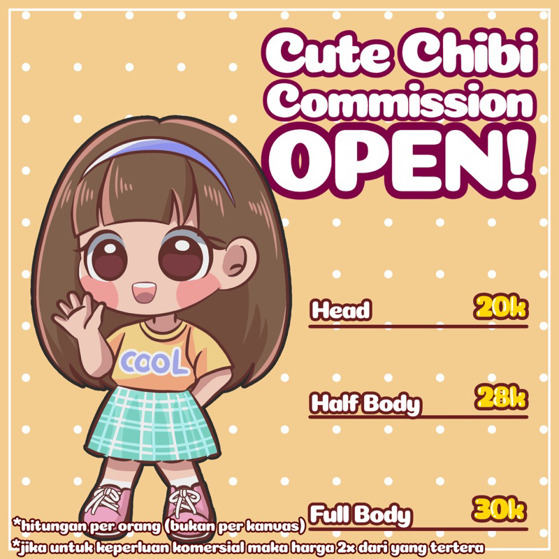 Jual Jasa Gambar Commission (Soft file) (Ilustrasi chibi) Anime, Kartun ...