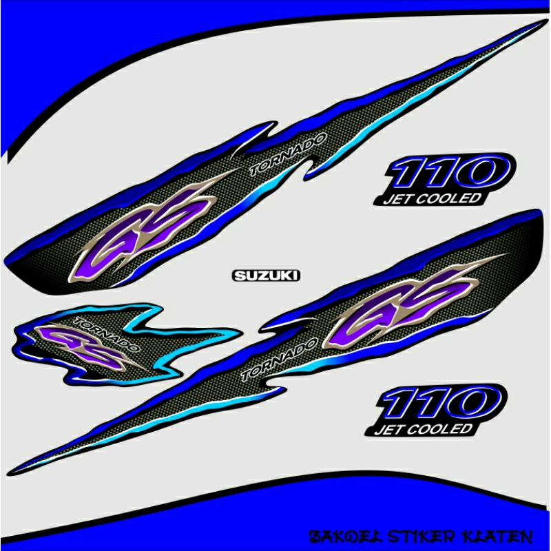 Jual striping suzuki tornado gs custom | Shopee Indonesia