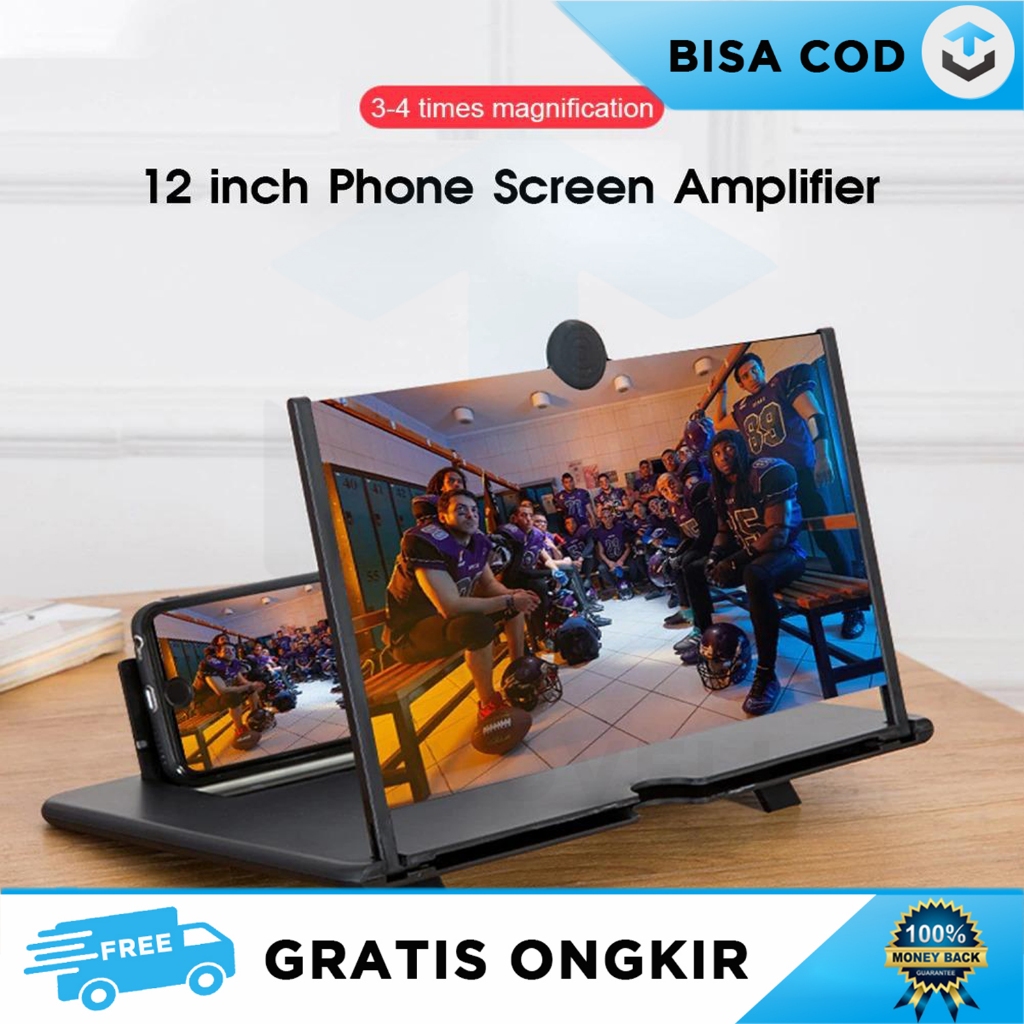 Jual KACA PEMBESAR LAYAR HP 3D UKURAN 12 INCH ANDROID SCREEN AMPLIFIER ...