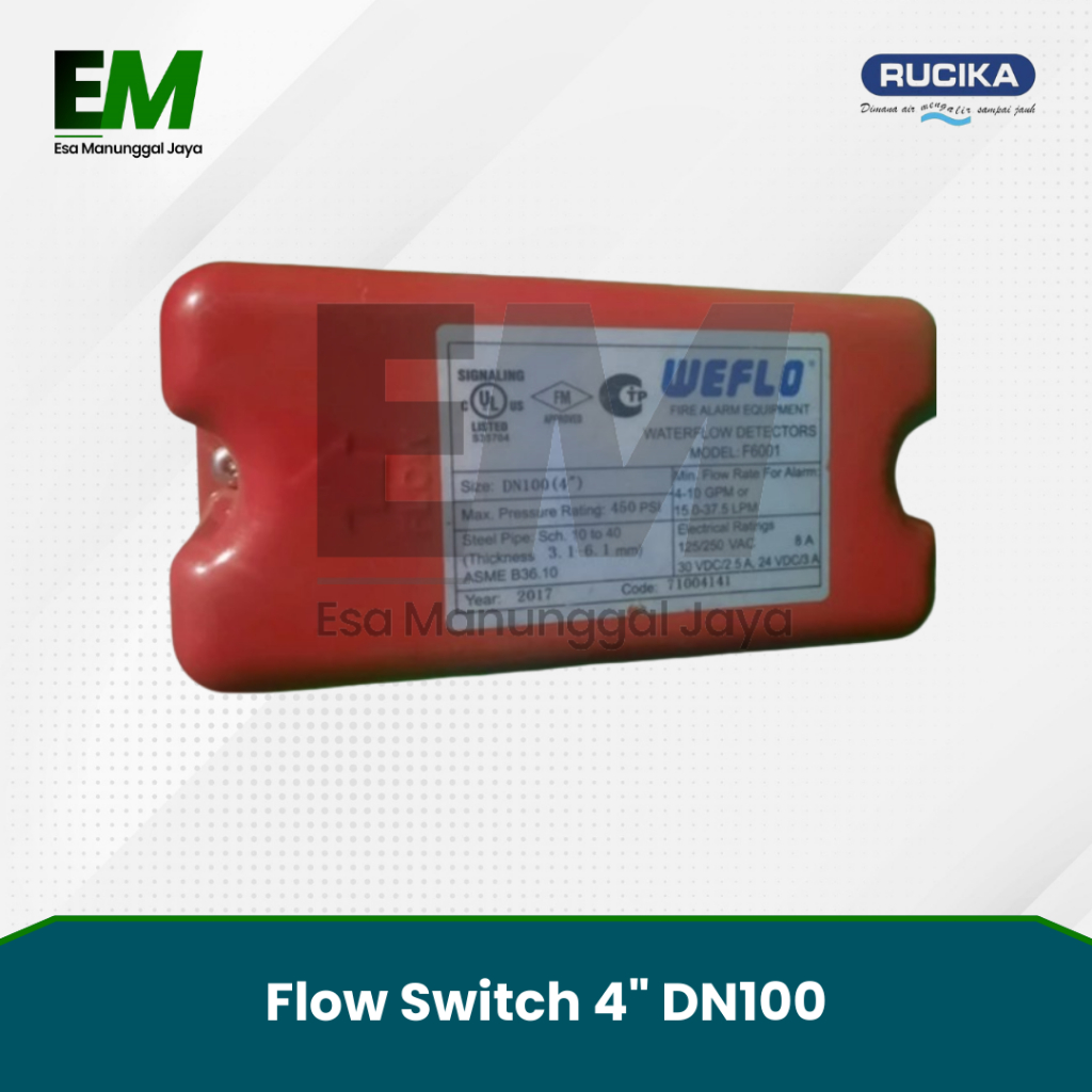 Jual Flow Switch 4" DN100 / Flow Switch 4 Inch DN100 / Flow Switch ...