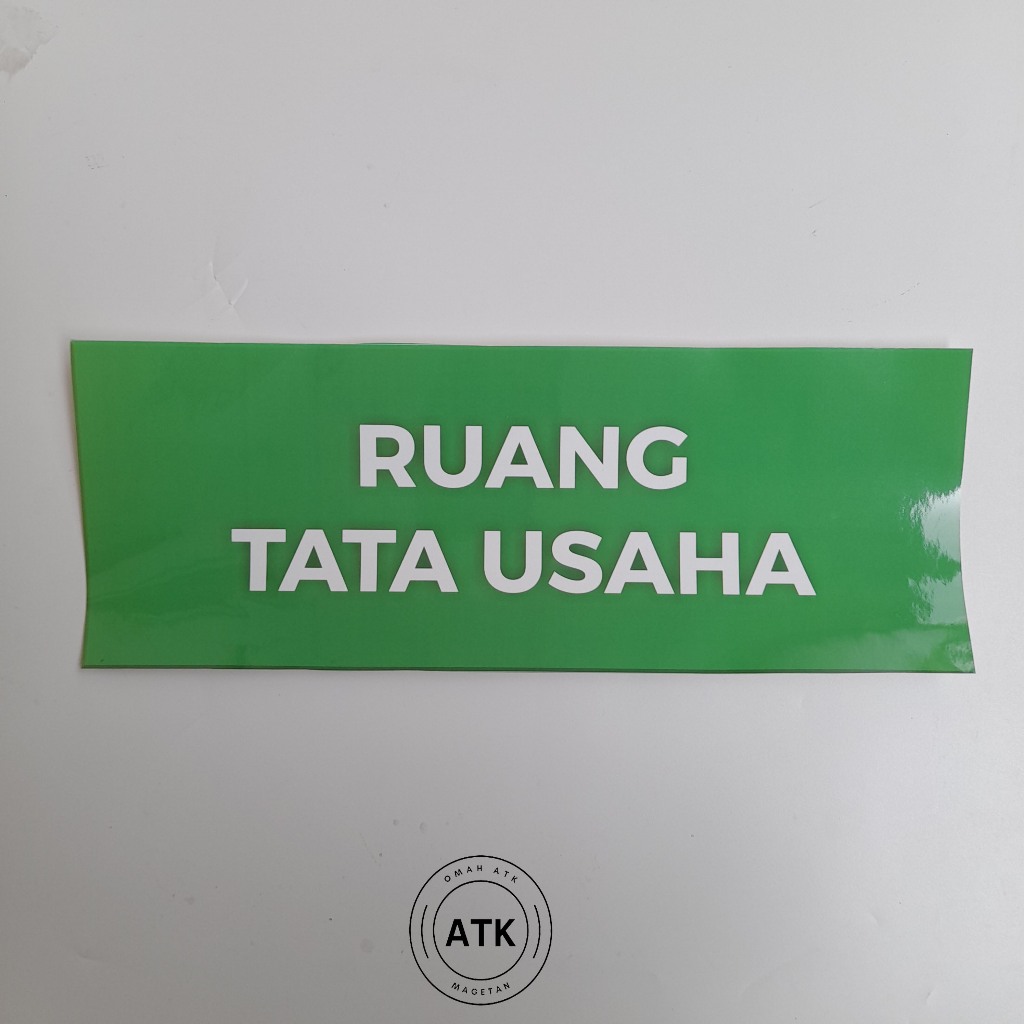 Jual Stiker Ruang Tata Usaha - Ruang TU - Nama Ruang Sekolah | Shopee ...
