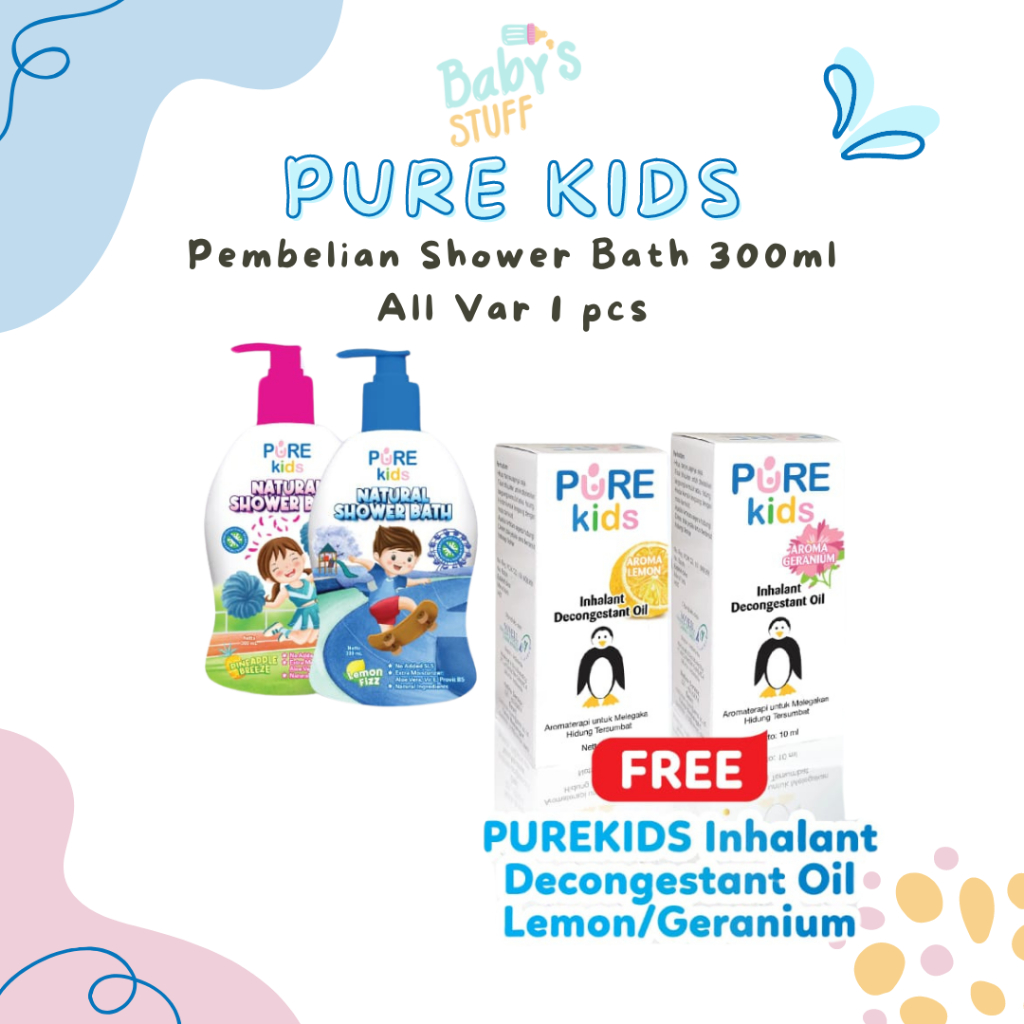 Jual Pure Kids Bath 300ml Sabun Mandi Anak untuk Kulit Normal ...