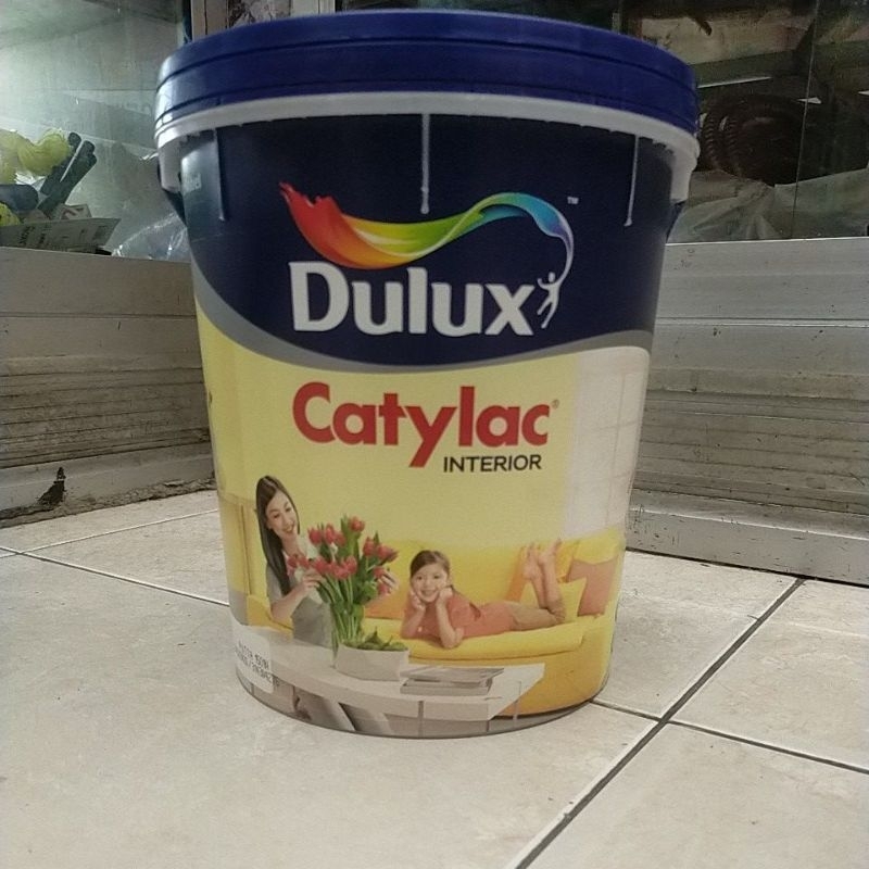 Jual Cat tembok Catylac putih 1501 galon interior cat catylac | Shopee ...