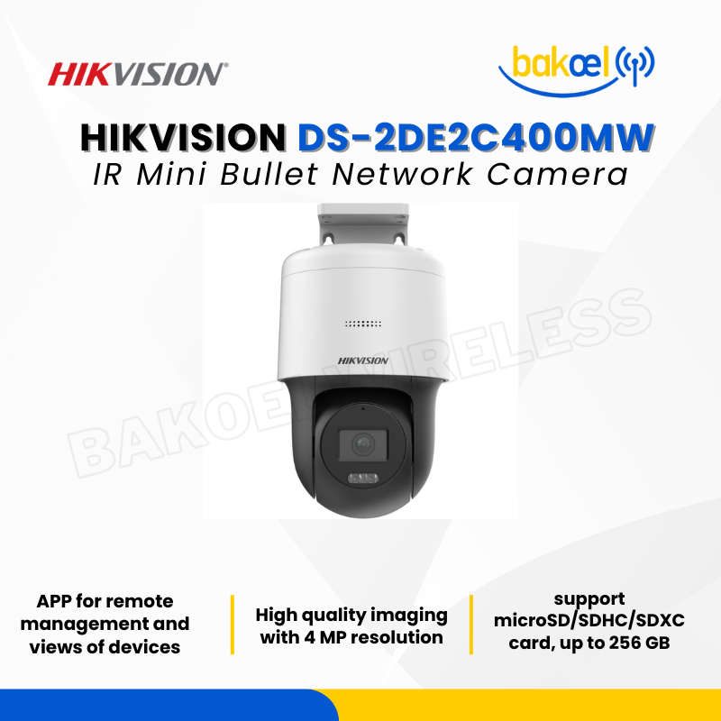 Jual IP CAM Sped Dome PTZ 4MP HIKVISION DS-2DE2C400MW-DE | Shopee Indonesia