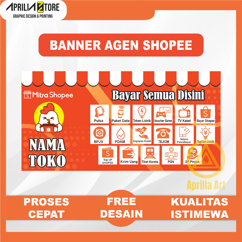 Jual CETAK SPANDUK BALIGHO BANNER MURAH MITRA SHOPEE | Shopee Indonesia