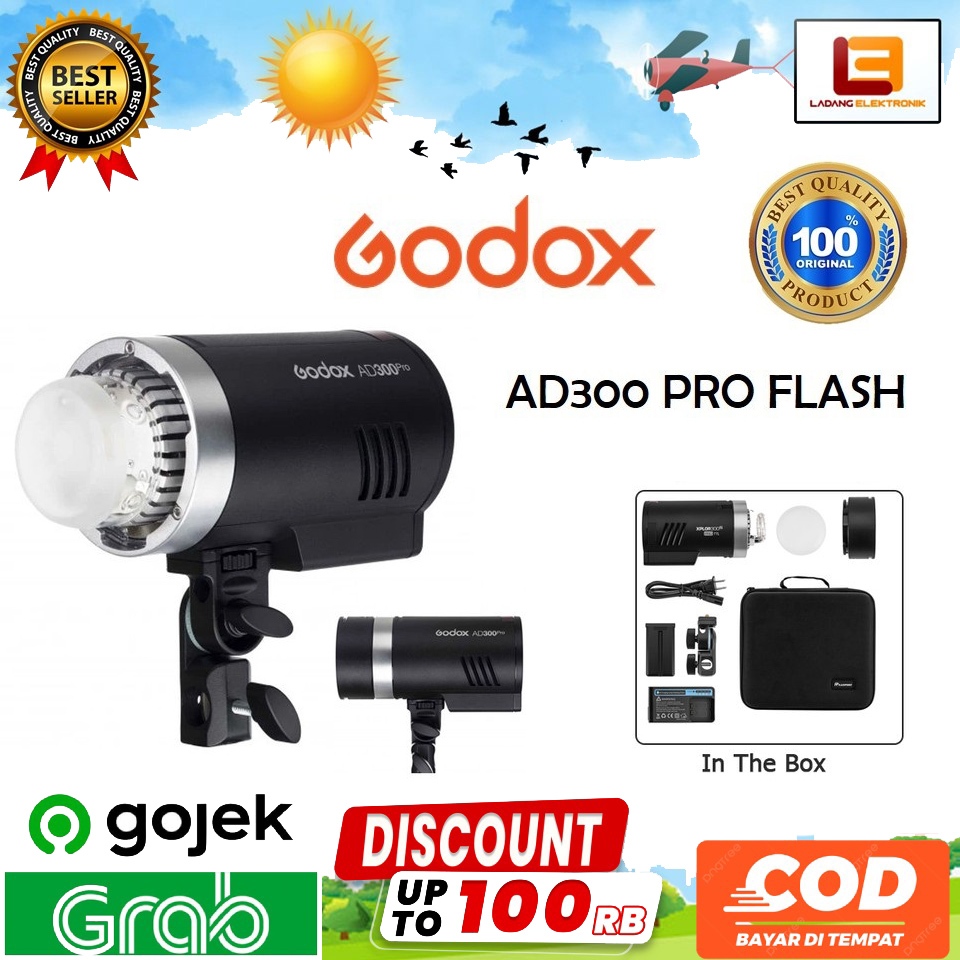 Jual Godox AD300 PRO Outdoor Flash Studio | Shopee Indonesia
