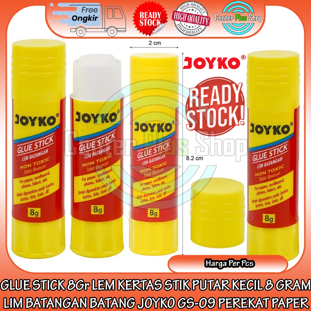 Jual LEM KERTAS STIK PUTAR PUTIH KECIL 8 GRAM GLUE STICK 8Gr LIM ...