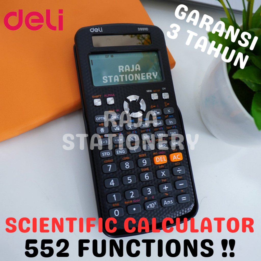 Jual Deli Scientific Calculator / Kalkulator Ilmiah Deli Matematika ...