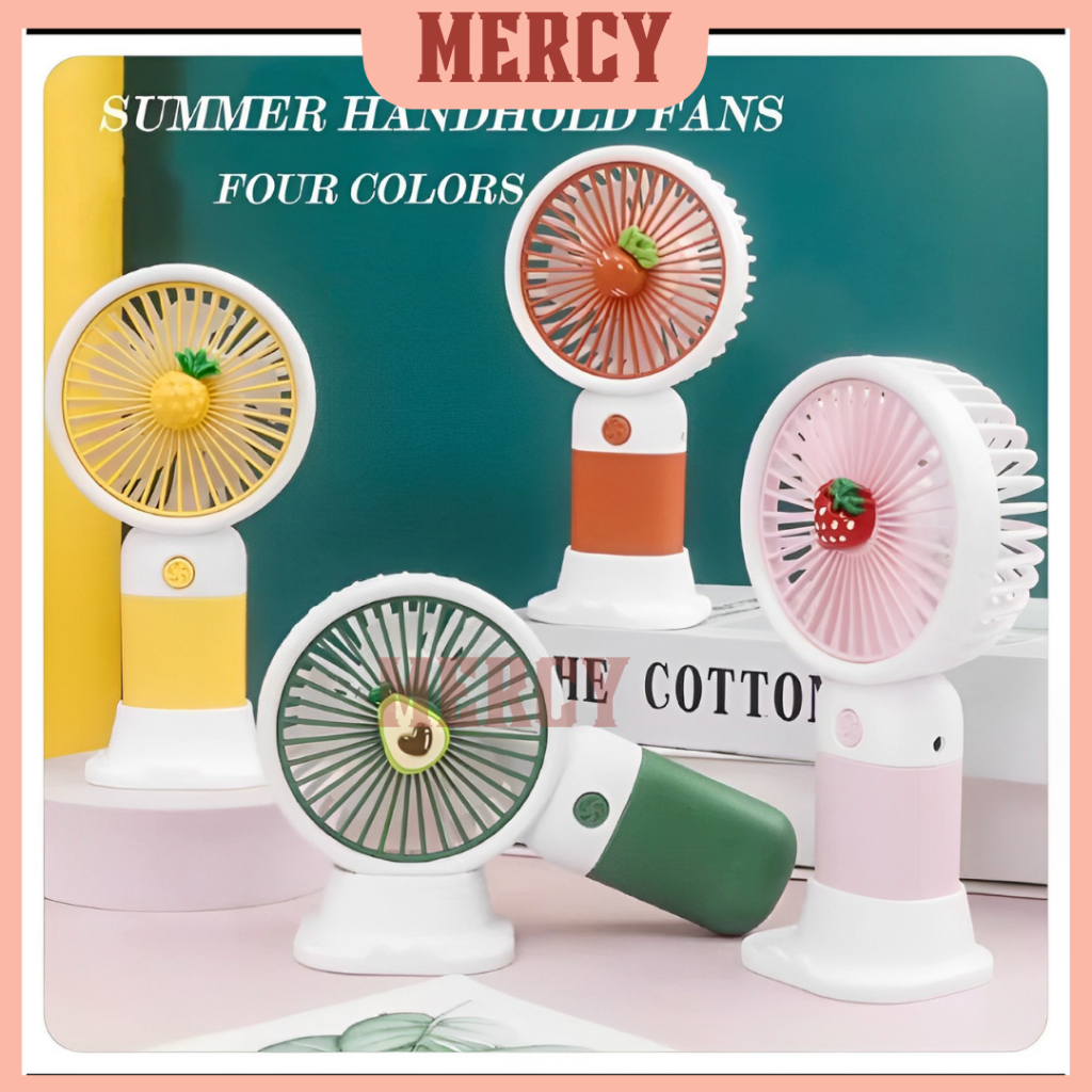 Jual Kipas Angin Mini Karakter Buah Type F-23 / Kipas Gengam Portable ...