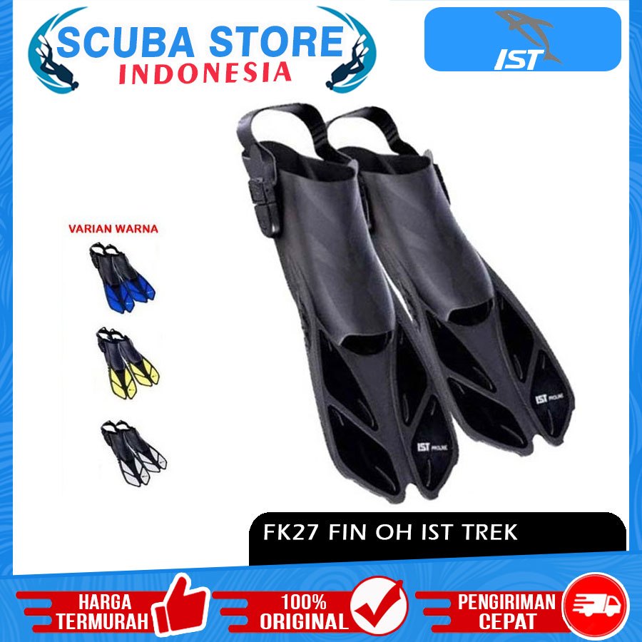Jual FK27 Fin Open Heel OH IST Trek Fins Kaki Katak Bebek Renang Selam ...