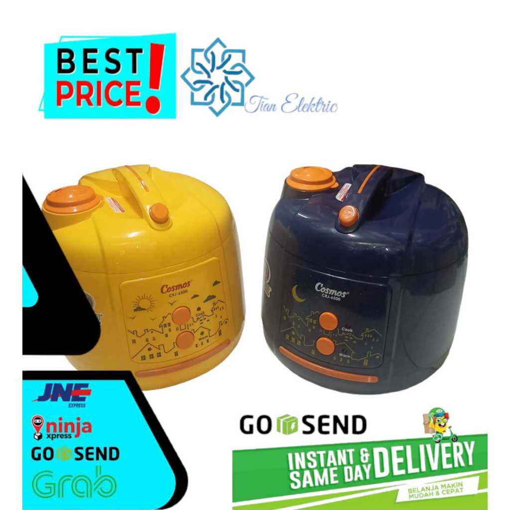 Jual COSMOS CRJ-6500 HARMOND Magic Com 2 Liter 3IN1 | Shopee Indonesia