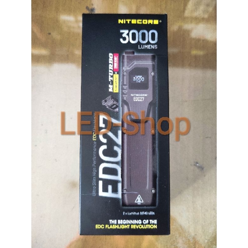 Jual Nitecore EDC27 3000 Lumens | Shopee Indonesia