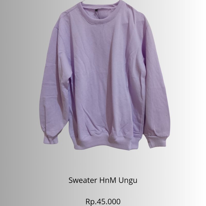 Jual sweater ungu HnM | Shopee Indonesia