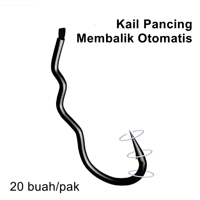 Jual BingoLife Kail Pancing Anti Mocel 20 PCS Automatic Flipping ...